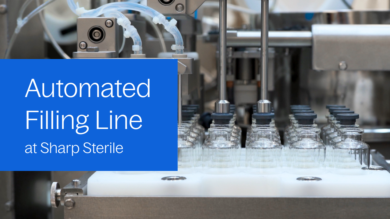Fully automated sterile filling line | Sharp Services